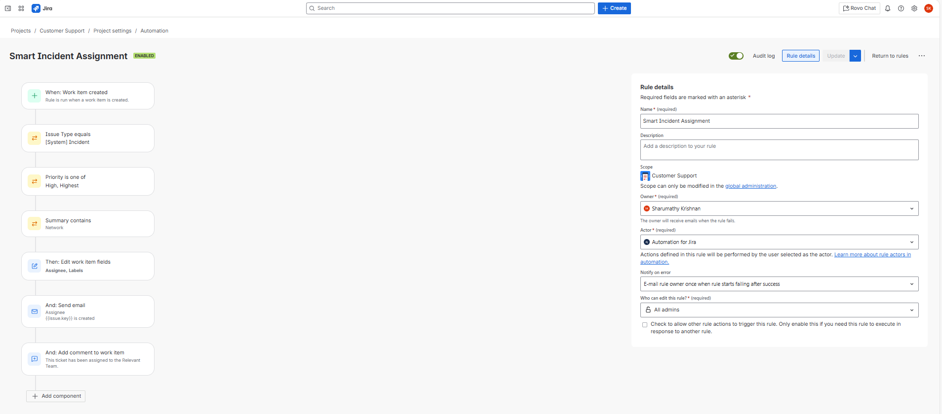 Jira Automation Rules: Smarter ITSM & Ticket Automation